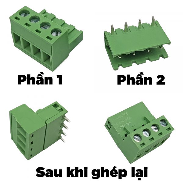 Domino cong 2EDG 5.08 2P 3P 4P - Nshop