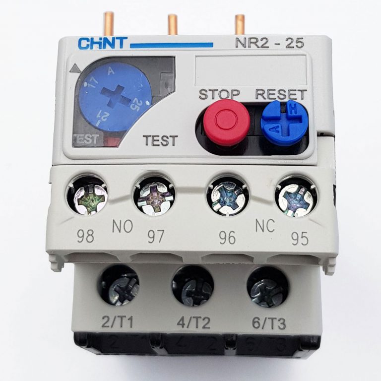Relay CHINT NR2-25 (Rơ le nhiệt 9-13A và Rơ le nhiệt 17-25A) - Nshop