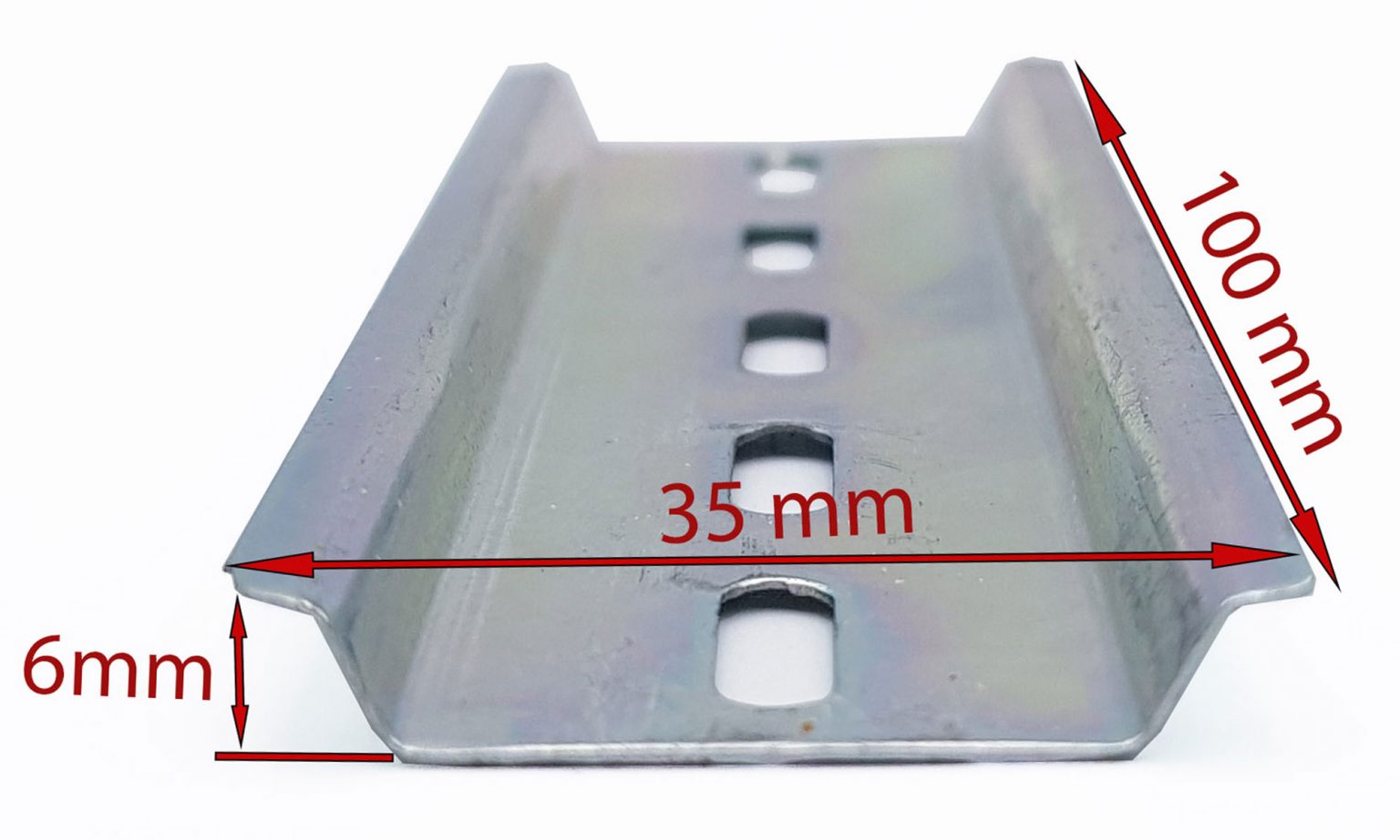 Thanh ray cài thiết bị tủ điện 10cm-35mm - Nshop