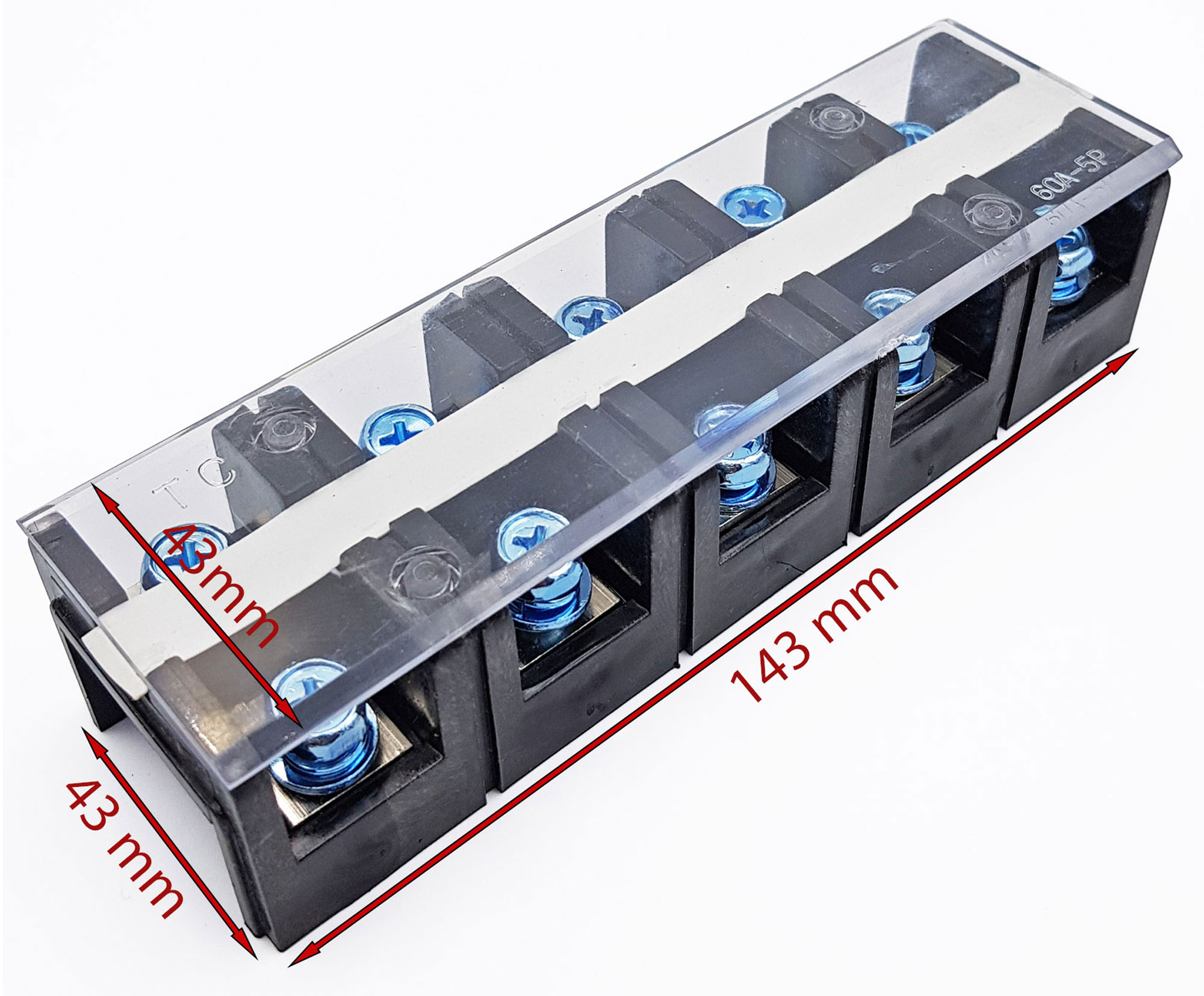 Terminal Block TC - 604 - 60A số cực 4P - Nshop