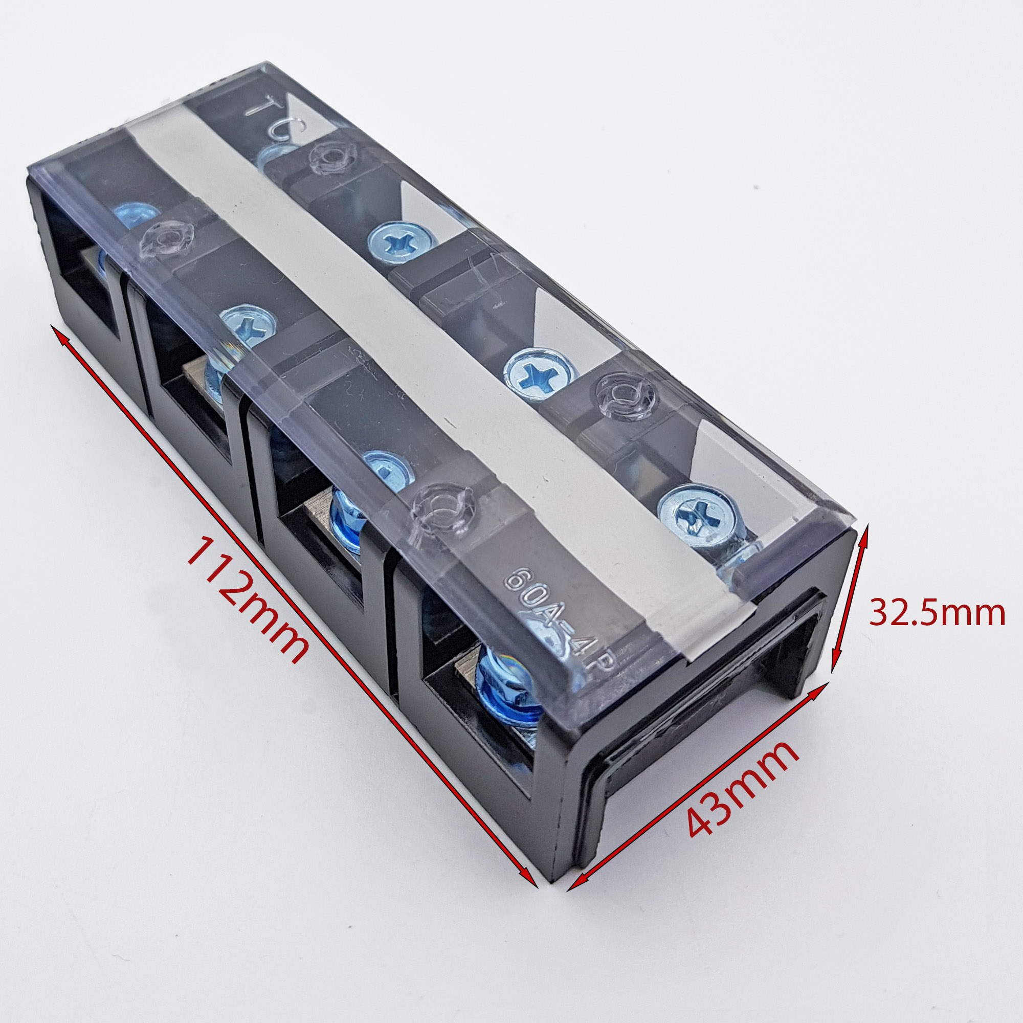 Terminal Block TC - 604 - 60A số cực 4P - Nshop