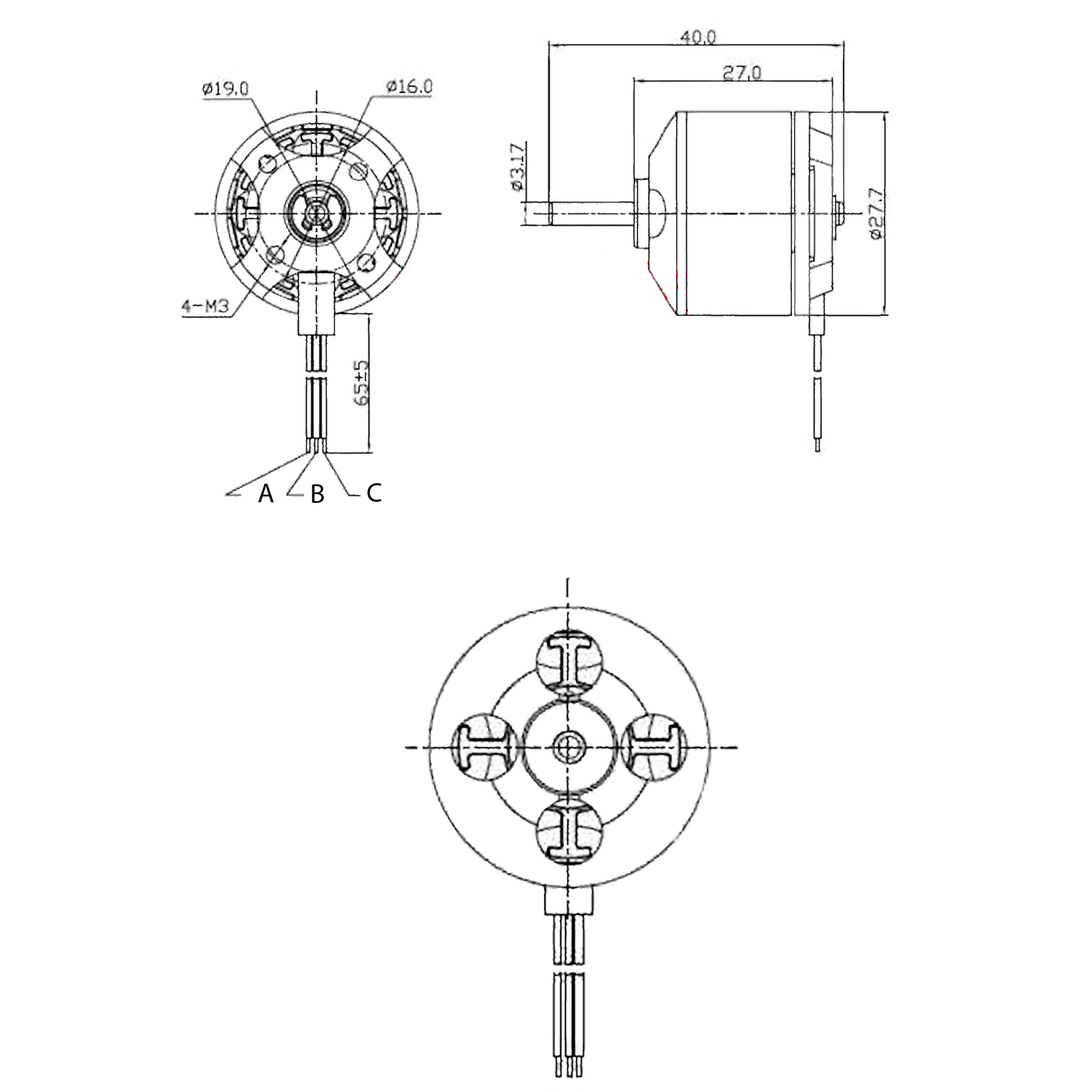 Động cơ không chổi than A2212 - Nshop