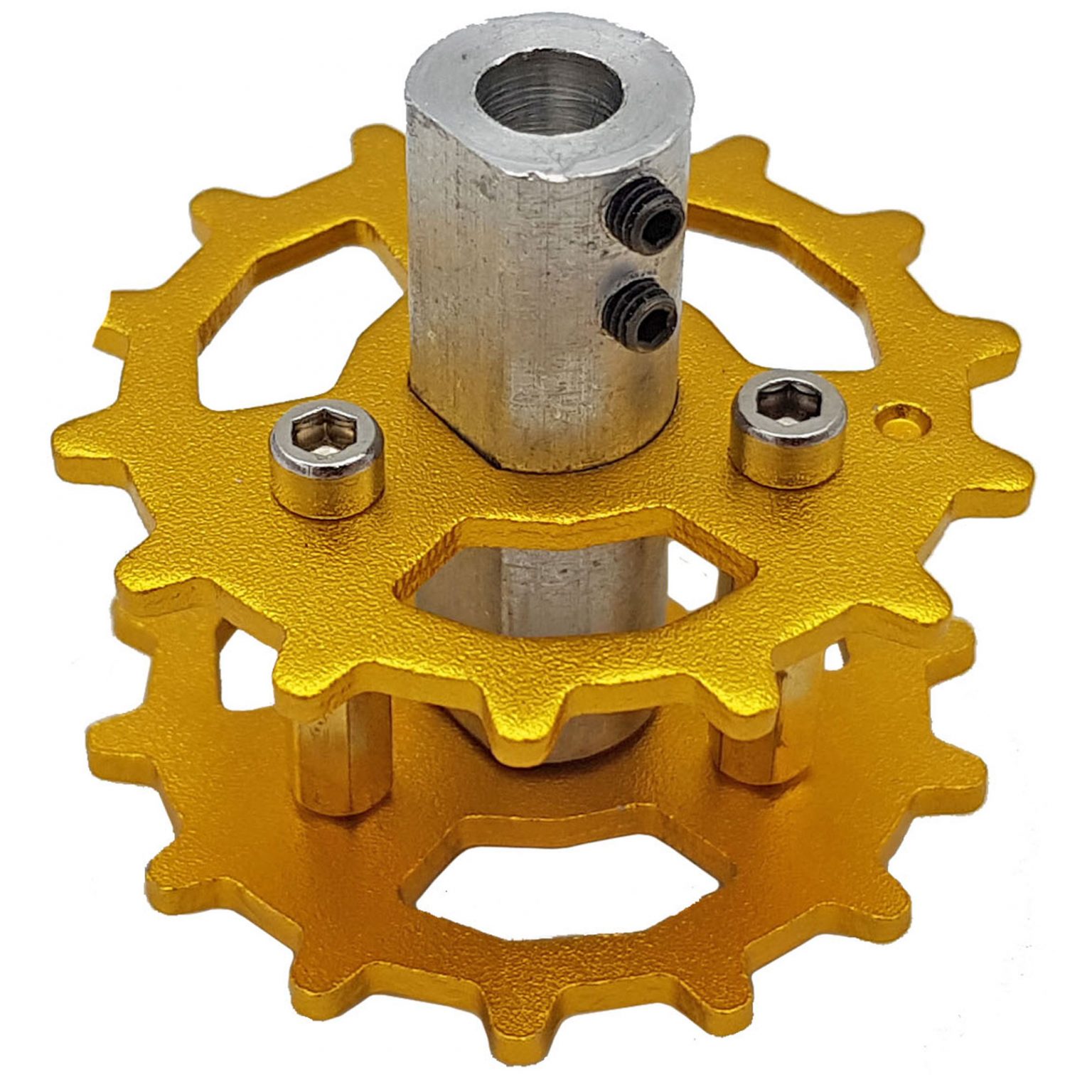 Bánh lái, bánh chủ động xe tăng kim loại Trục 5mm - Nshop