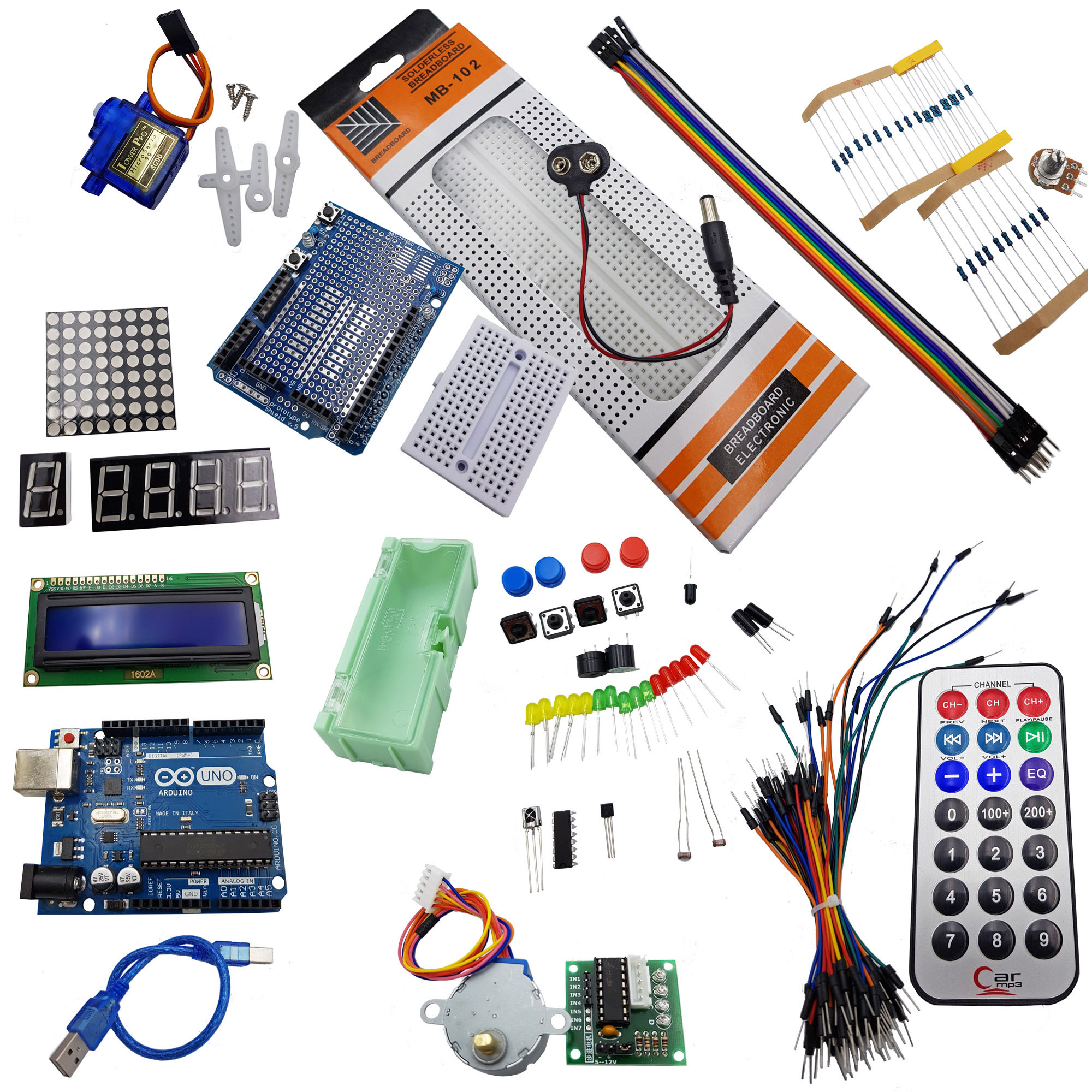 UNO R3 starter kit cho người mới bắt đầu học lập trình - Nshop