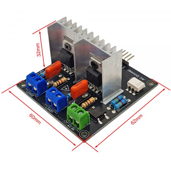 Module dimmer AC 8A 2 kênh - Nshop