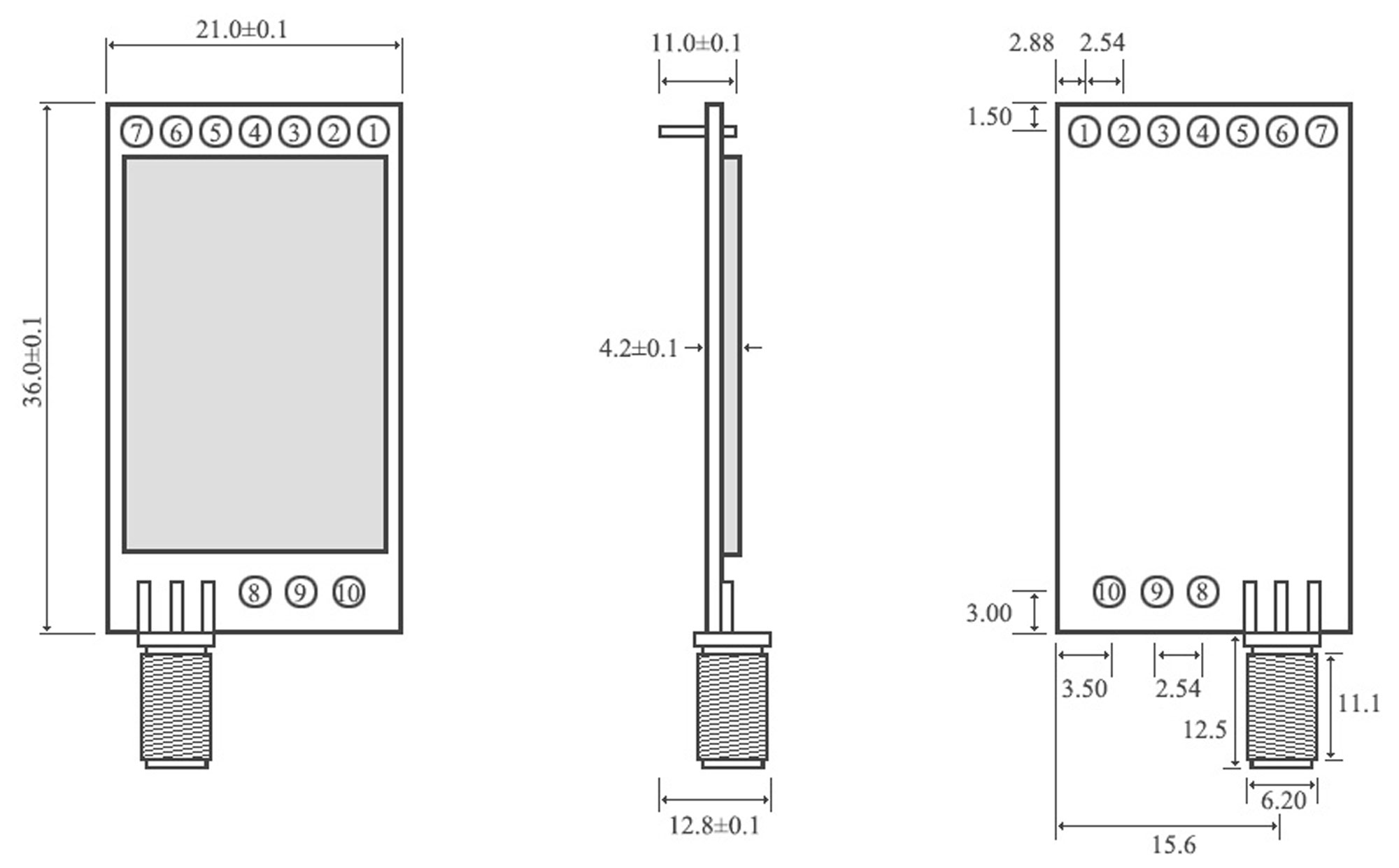 Module RF SX1278 Lora E32 433T20D 433Mhz 3000m - Nshop