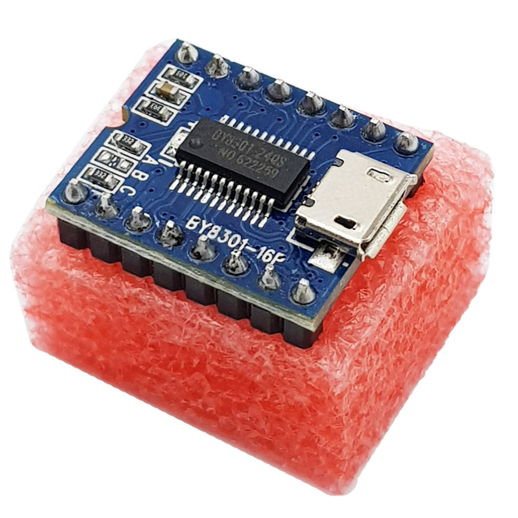 Module phát âm thanh MP3 BY8301-16P - Nshop