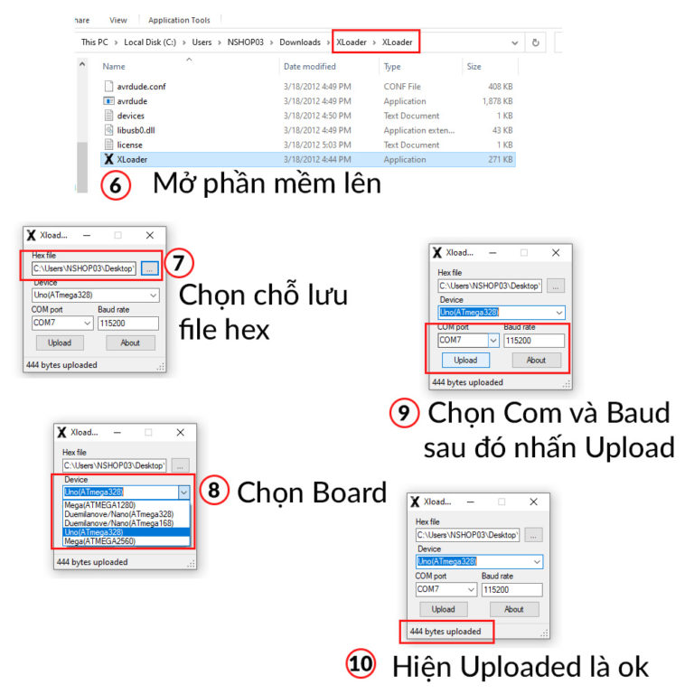 Hướng Dẫn Nạp Firmware Cho Esp 01 Esp01s Nạp Firmware Cho Esp8266 Node Mcu Cách Tạo File Hex