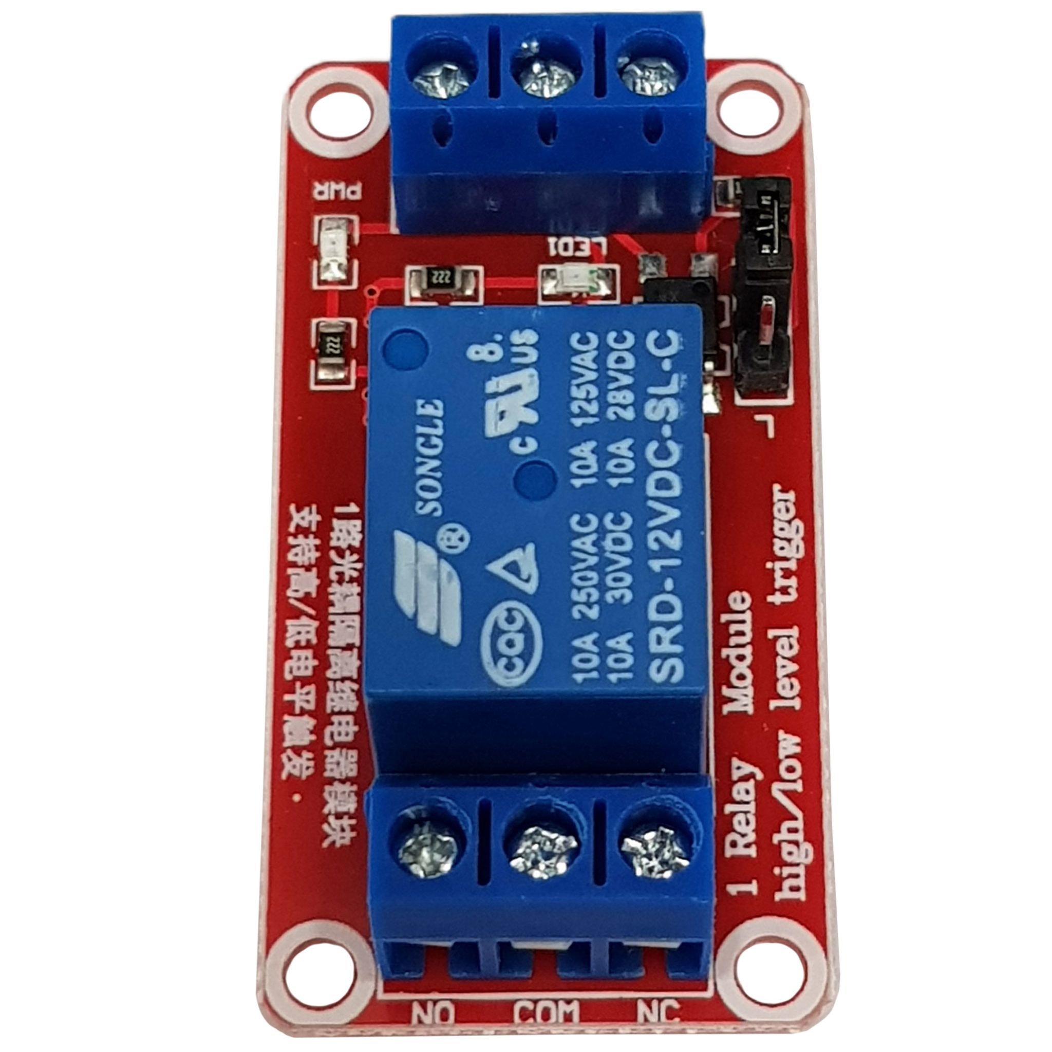Module 1 Relay Với Opto Cách Ly Kích H/L (12VDC) - Nshop