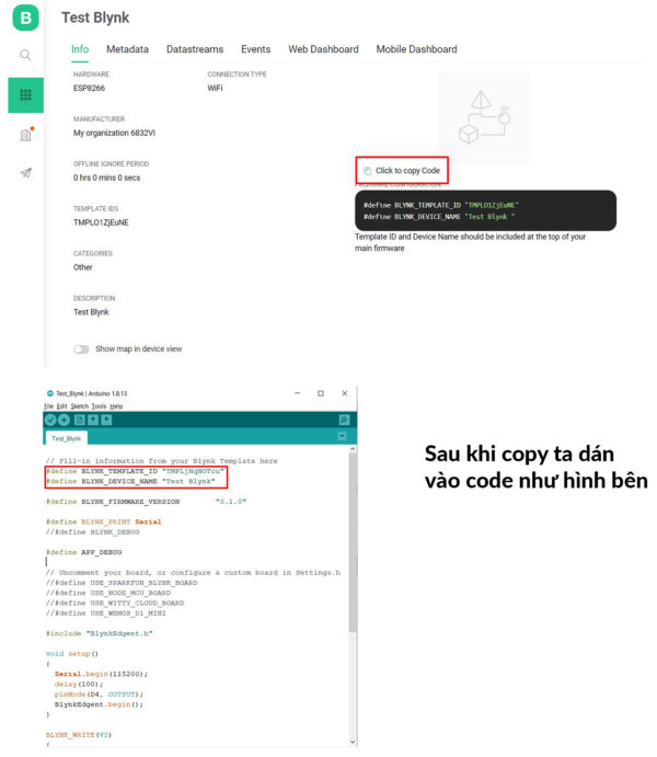 Hướng dẫn cài đặt và sử dụng Blynk New 2.0 trên Arduino IDE với ESP8266 - Nshop