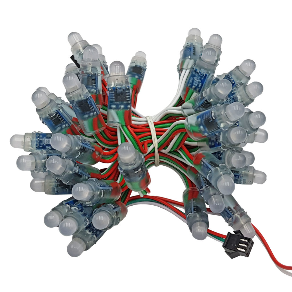 Dây led 50 bóng full color 1903 5VDC - Nshop