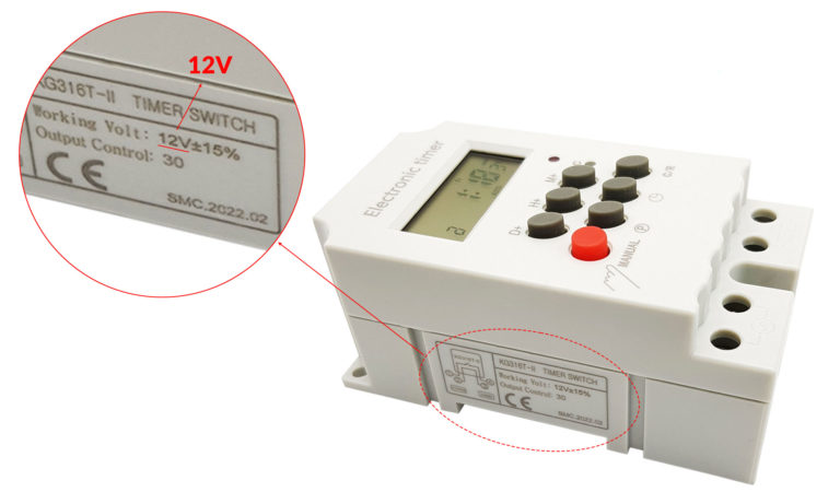 Hướng dẫn sử dụng Timer hẹn giờ kỹ thuật số KG316T-II 25A - Nshop