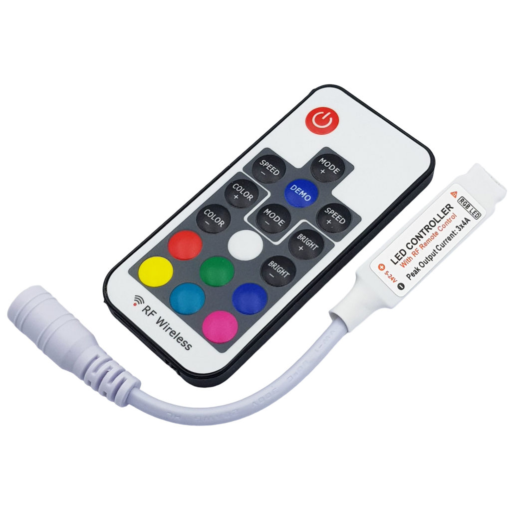 Bộ điều khiển Led RGB 17 Key 5-24VDC - Nshop