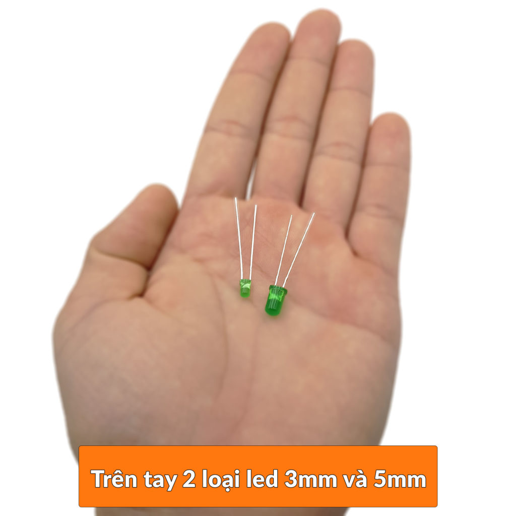 Led phủ màu 3mm Đỏ (10 led) - Nshop