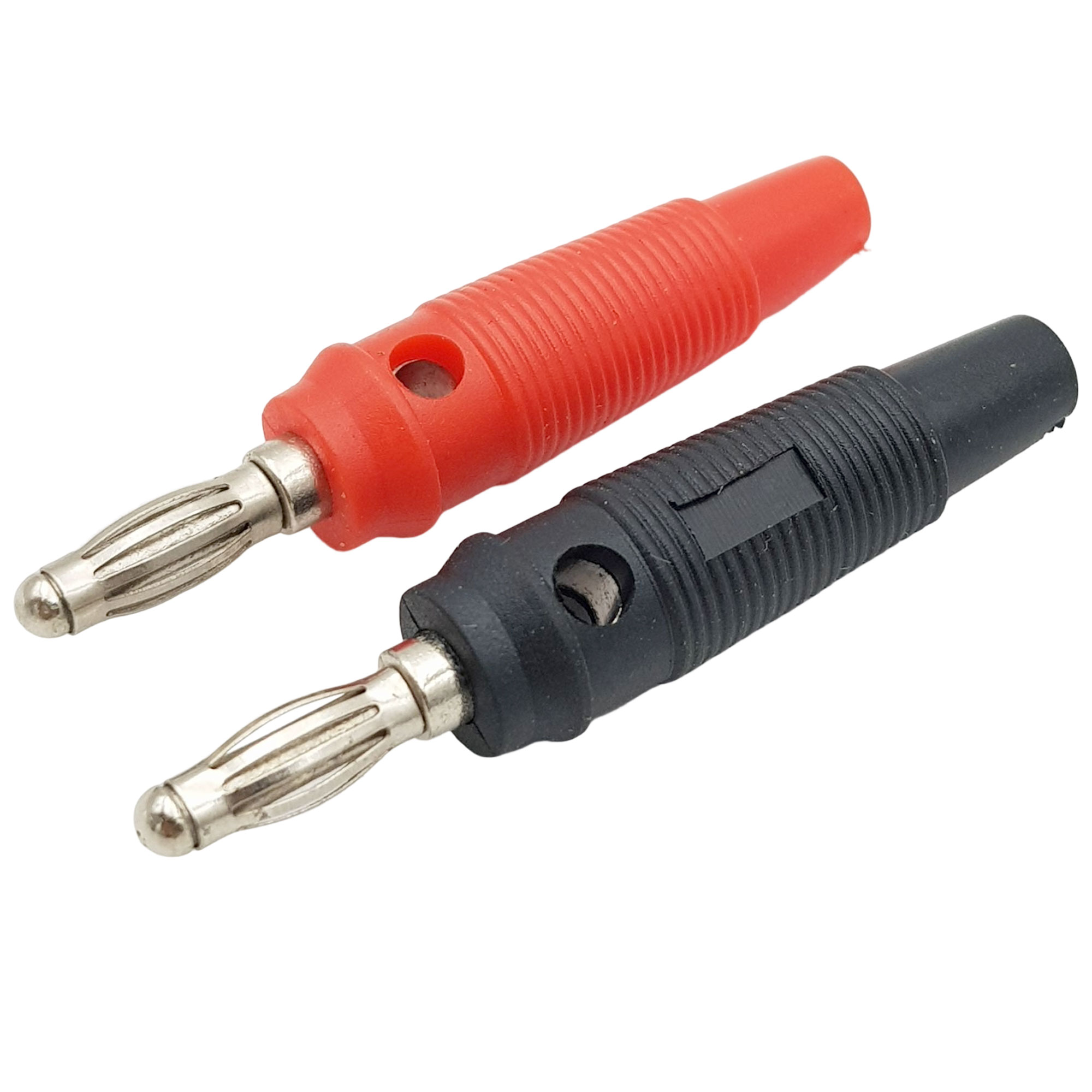 Jack bắp chuối 4mm mạ niken vỏ cao su màu đỏ (1 cái) - Nshop