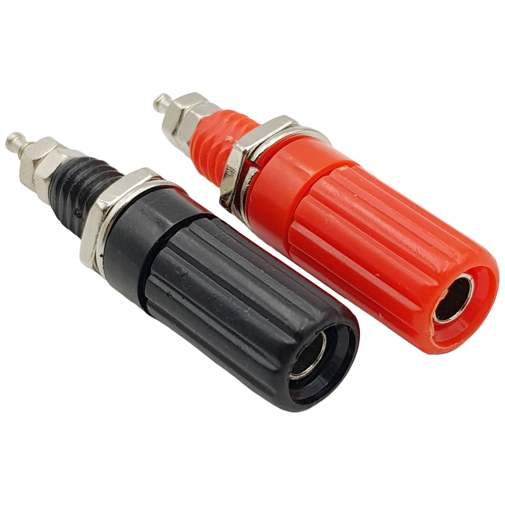 Ổ cắm jack nguồn bắp chuối 4mm Màu đen (1 cái) - Nshop