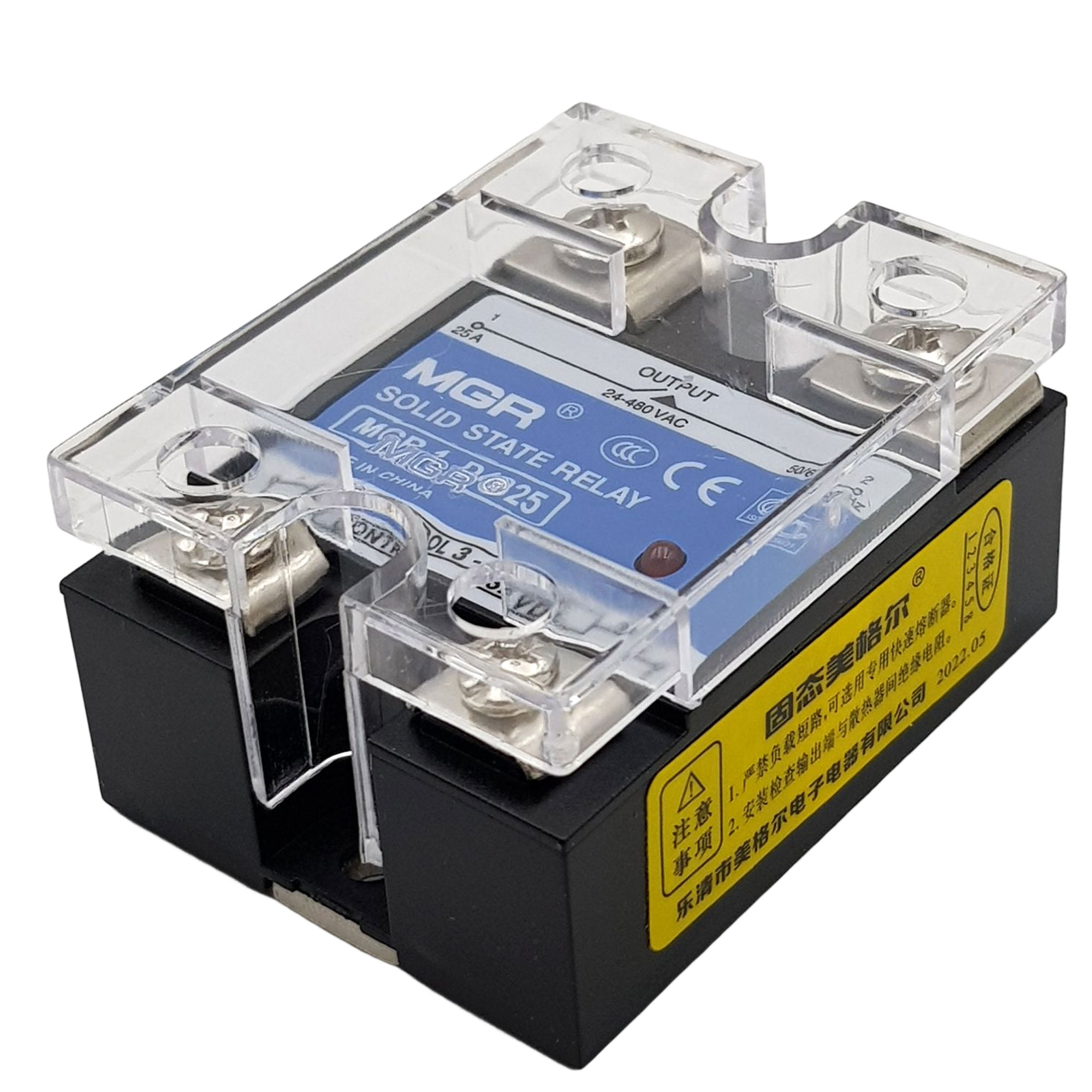 Relay bán dẫn SSR MGR một pha (hàng chuẩn) SSR 25DA - Nshop