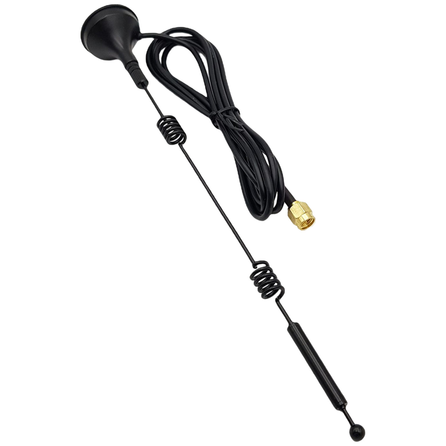 Anten WiFi băng tần kép 2.4G 5G, anten cốc hút 5.8Ghz 12dBi SMA - Nshop