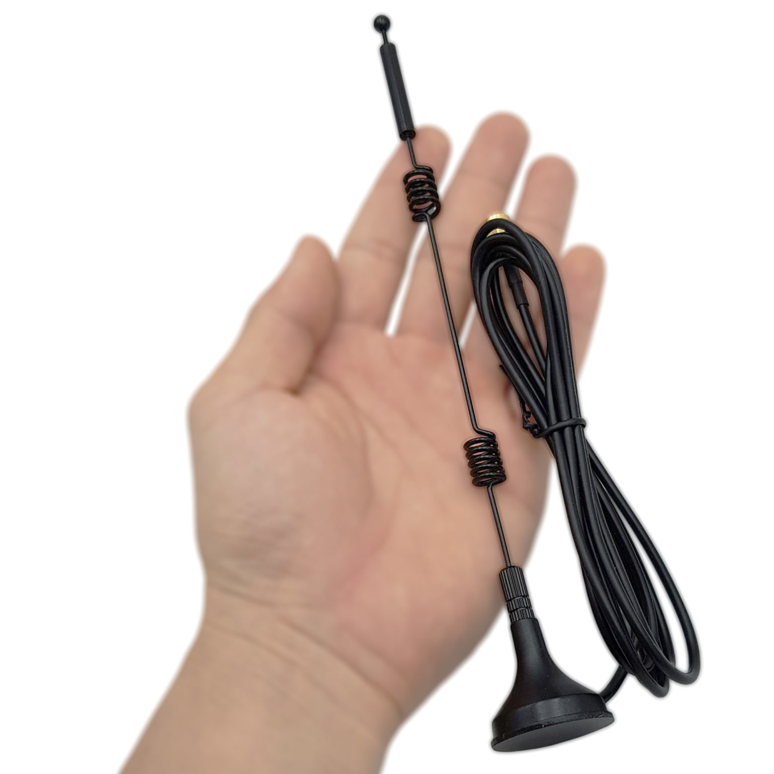 Anten WiFi băng tần kép 2.4G 5G, anten cốc hút 5.8Ghz 12dBi SMA - Nshop