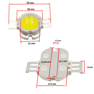 Chip Led 10W ánh sáng trắng 6000 - 6500K 60 độ - Nshop