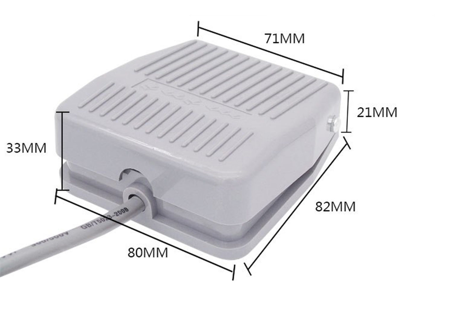 Công tắc bàn bàn đạp chân TFS-201 220V/10A cáp dài 2 mét - Nshop