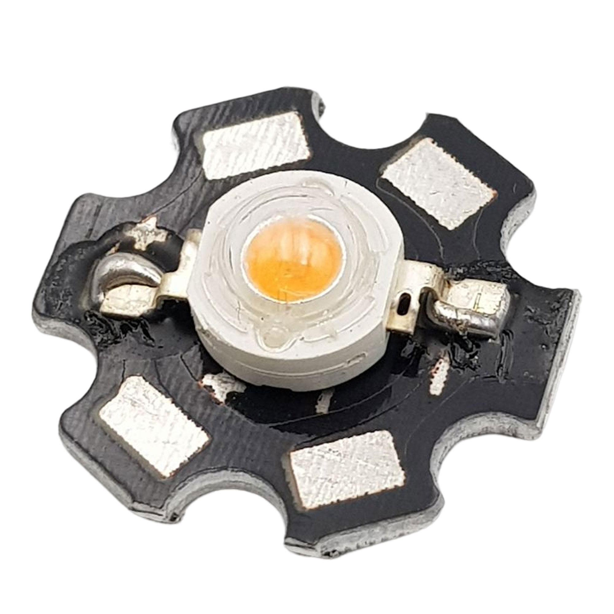 Led quang phổ 3W kèm đế 20mm, đèn led trồng cây quang phổ - Nshop
