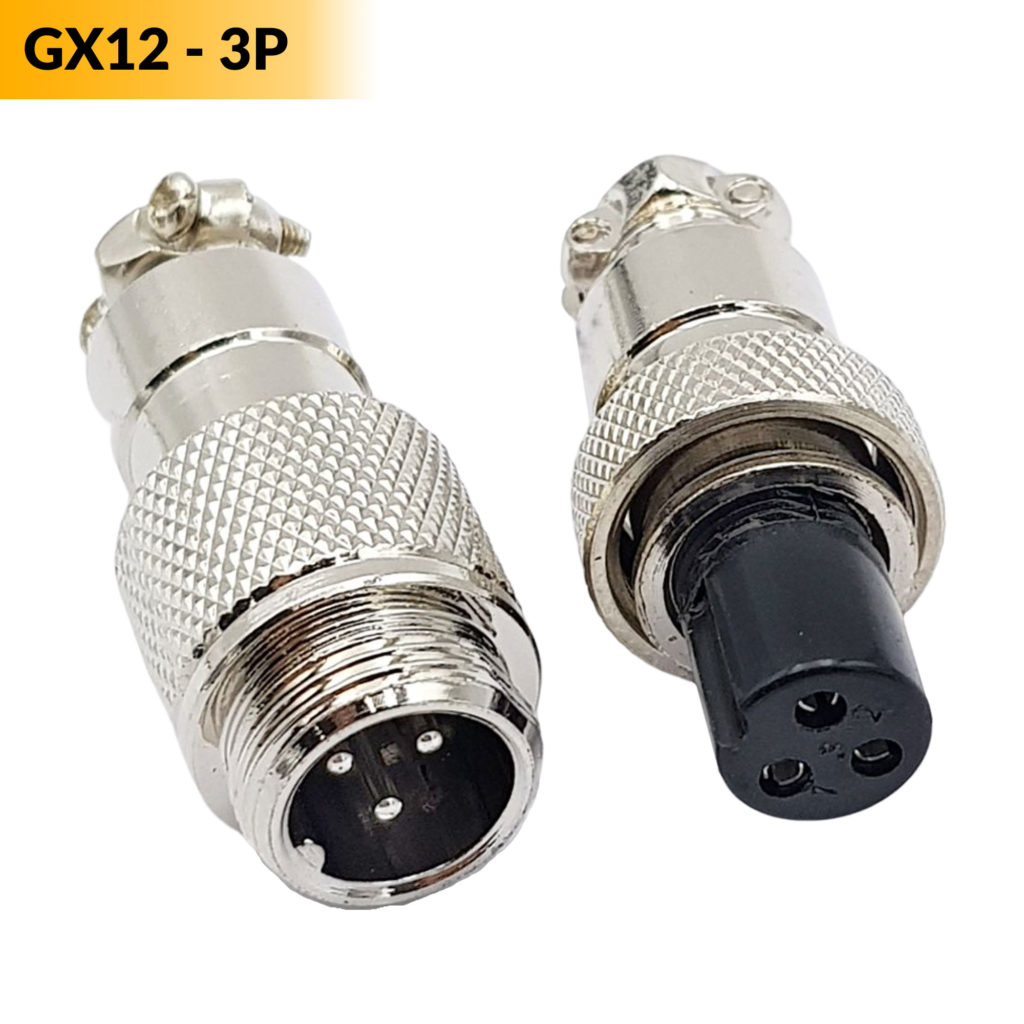 Bộ đầu nối GX12 Jack kết nối dây điện dây cáp GX12-2P - Nshop