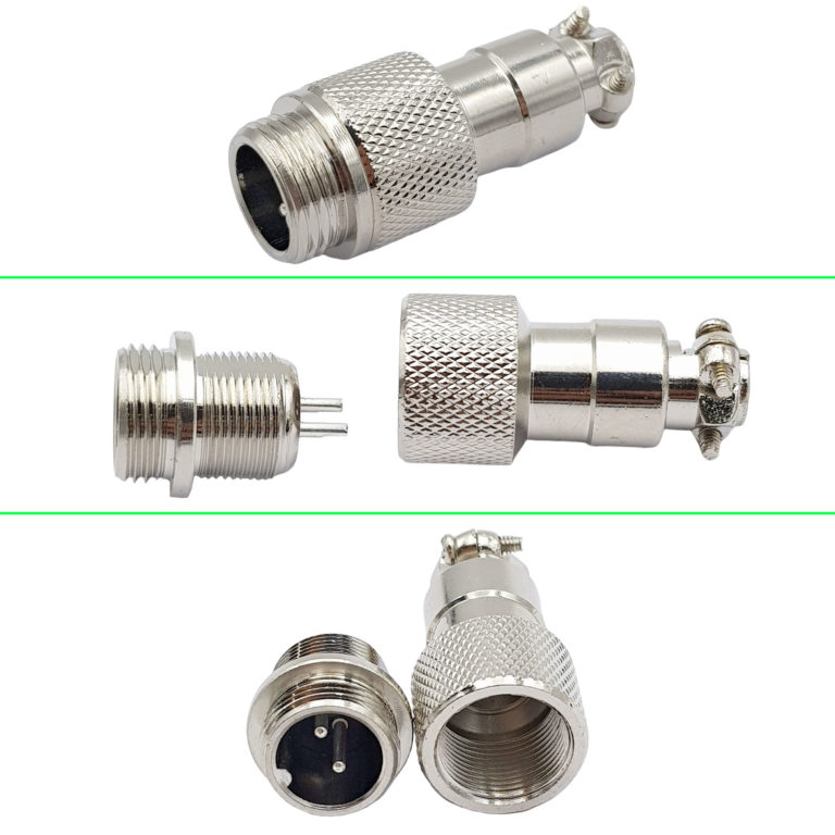 Bộ đầu nối GX12 Jack kết nối dây điện dây cáp GX12-2P - Nshop