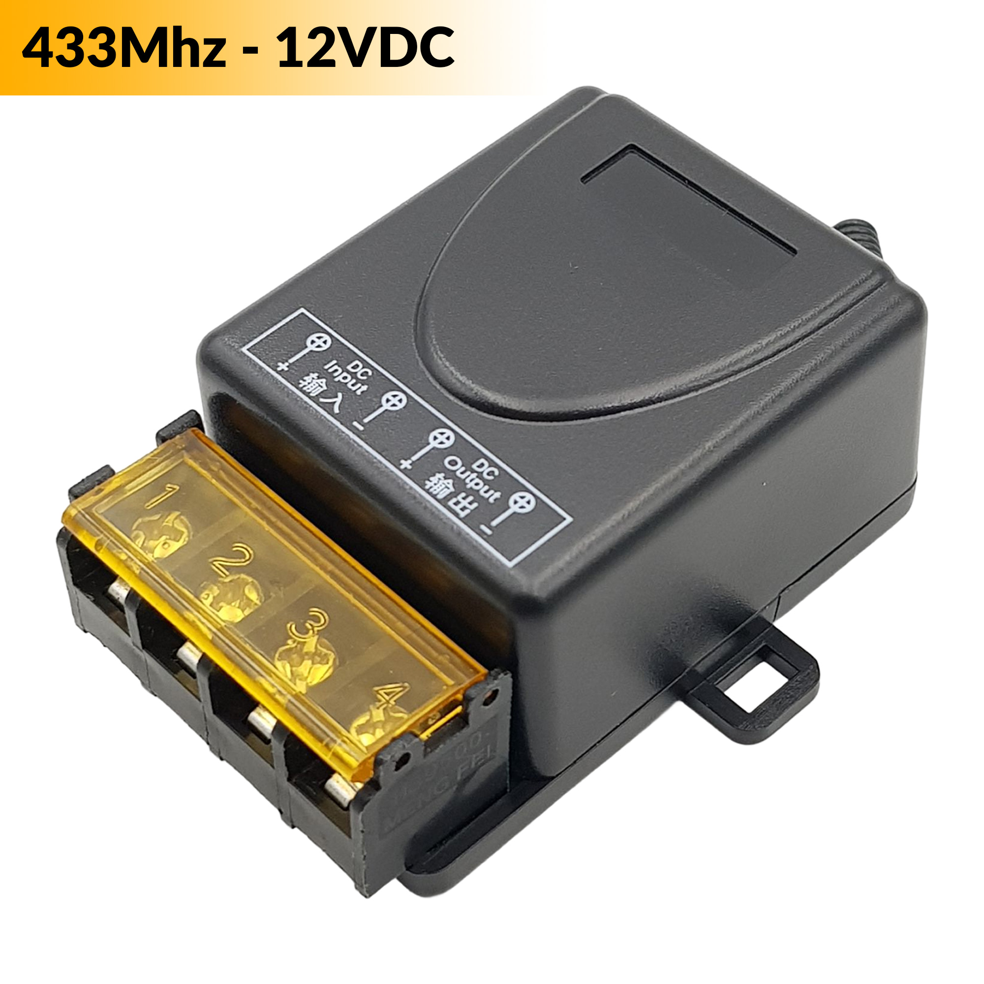 Bộ điều khiển RF 433Mhz 30A 12VDC 1 kênh (Không kèm remote) - Nshop