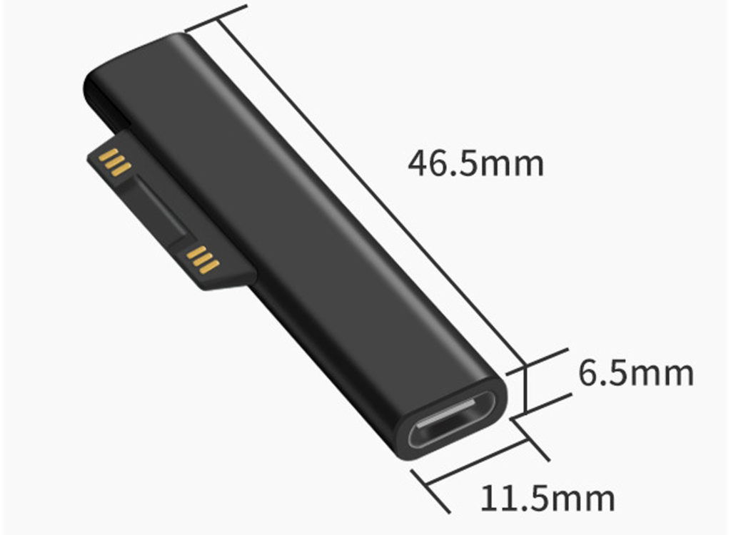 Đầu chuyển đổi PD Type C sạng sạc nhanh Microsoft Surface 15V-3A - Nshop