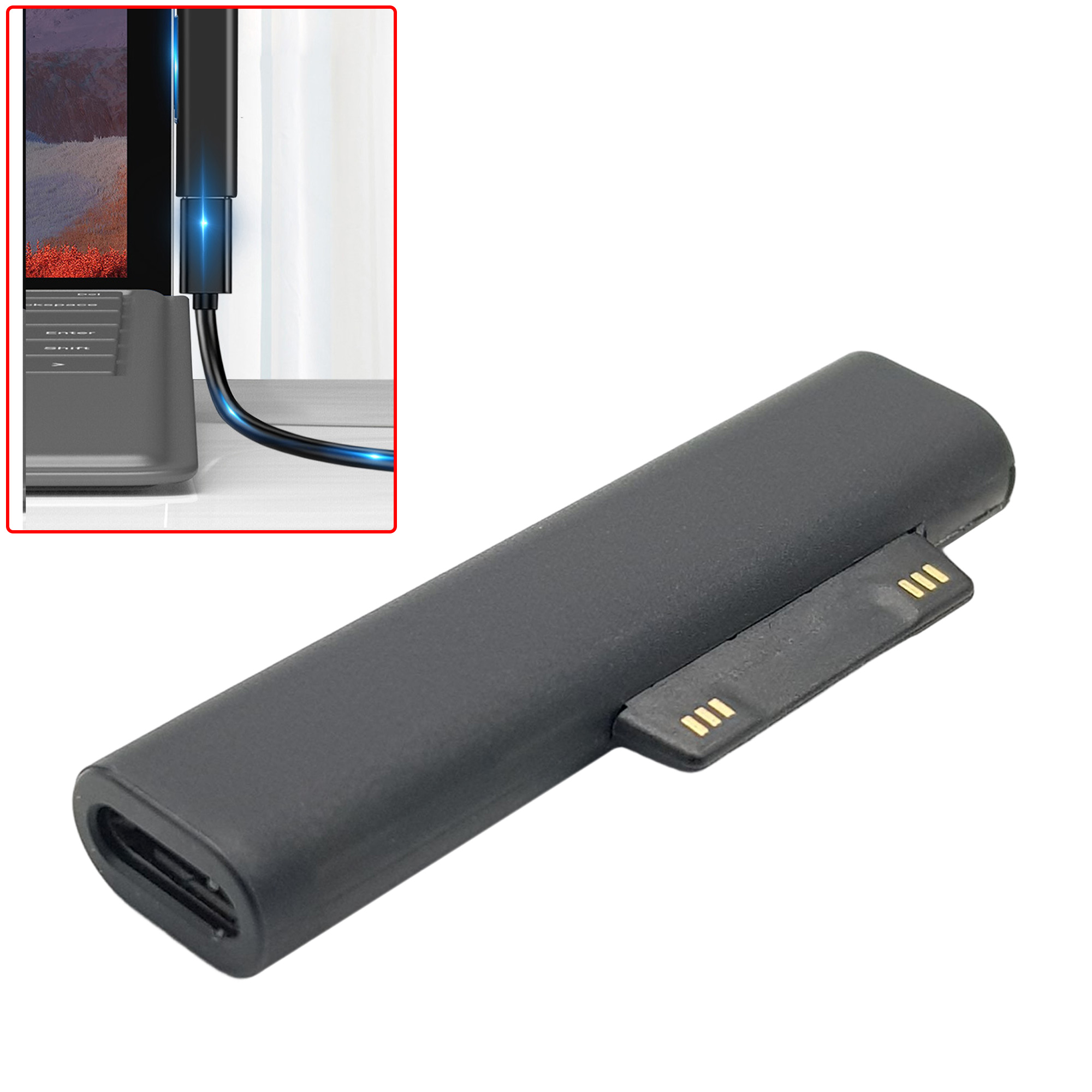 Đầu chuyển đổi PD Type C sạng sạc nhanh Microsoft Surface 15V-3A - Nshop