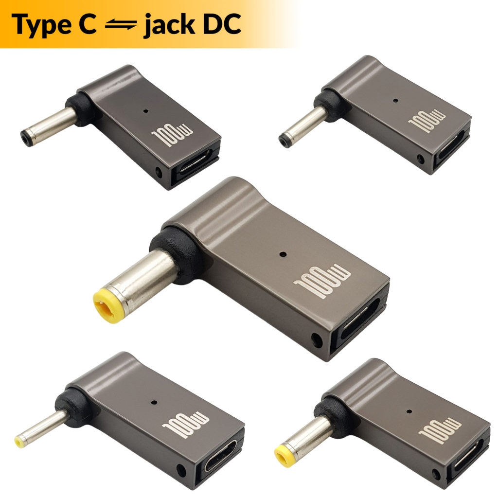 Đầu chuyển đổi sạc USB Type C sang Jack DC 5.5x2.1mm 100W - Nshop