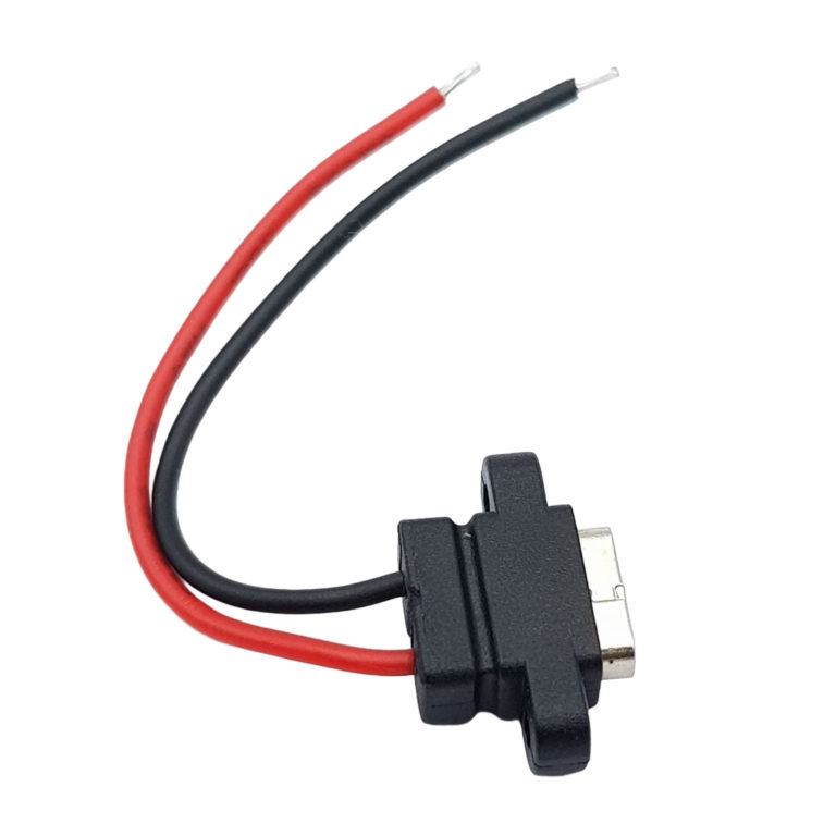 Jack nguồn Type C 2P có tai - Nshop