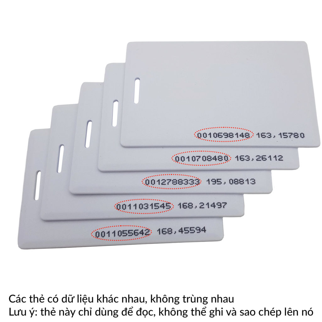 Thẻ từ dày RFID 125Khz TK4100 (thẻ đọc) - Nshop
