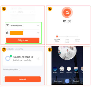 Bộ điều khiển Led RGB WiFi APP Tuya, IR 24 kênh 5-24VDC - Nshop