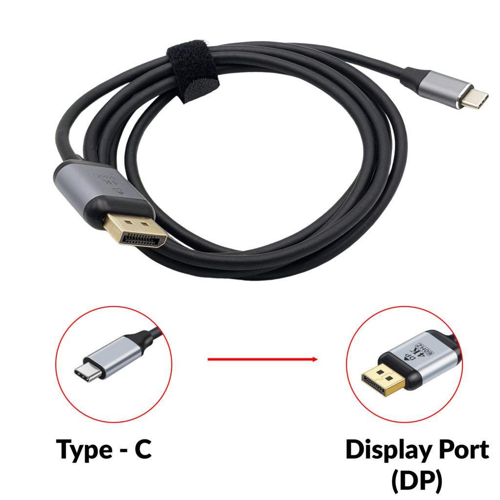 Cáp chuyển USB Type-C sang cổng DP DisplayPort 4K 60Hz 1.8 mét - Nshop