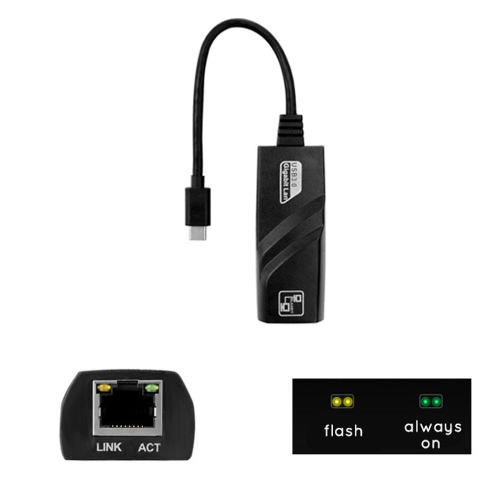 Cáp kết nối mạng LAN Ethernet RJ45 sang đầu USB Type-C - Nshop