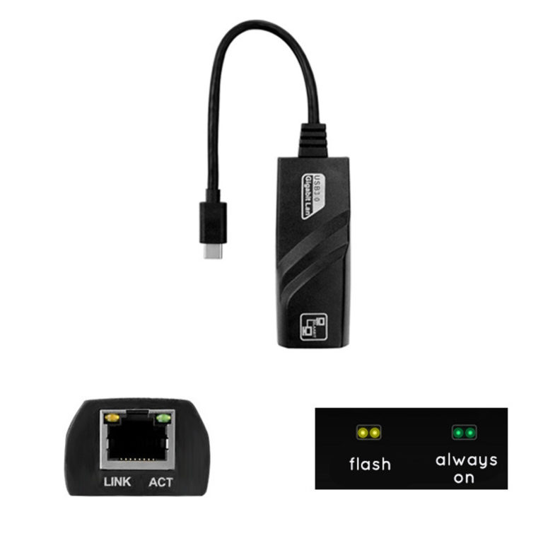 Cáp kết nối mạng LAN Ethernet RJ45 sang đầu USB Type-C - Nshop