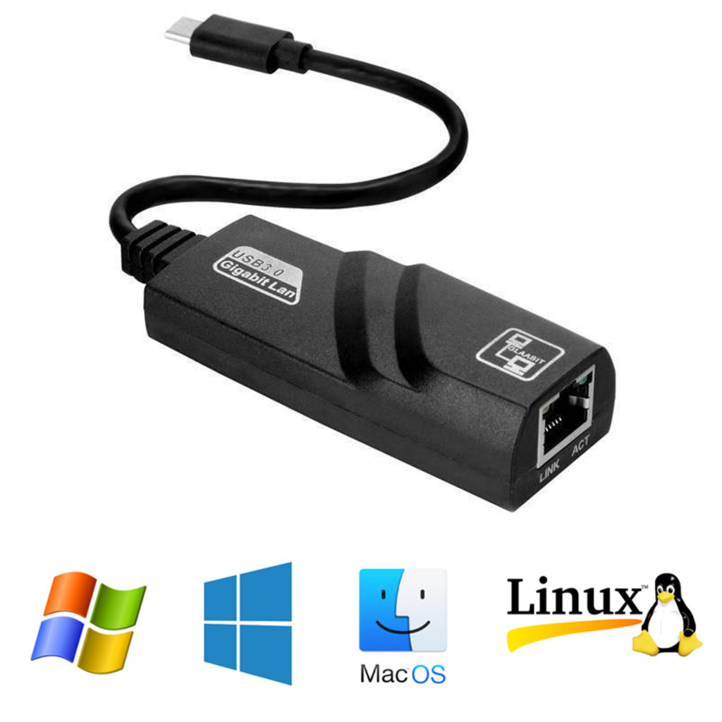 Cáp kết nối mạng LAN Ethernet RJ45 sang đầu USB Type-C - Nshop