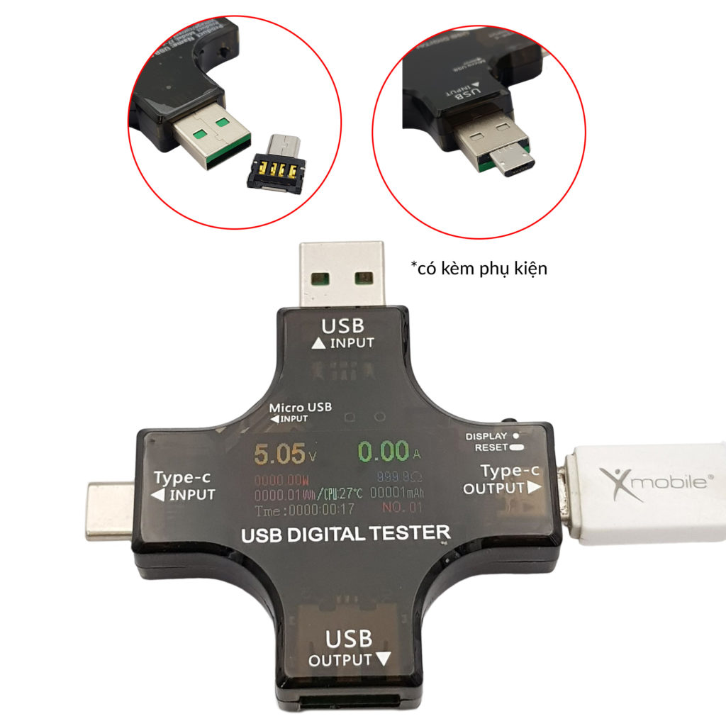 USB Tester Type-C PD đa năng 4 cổng - Nshop