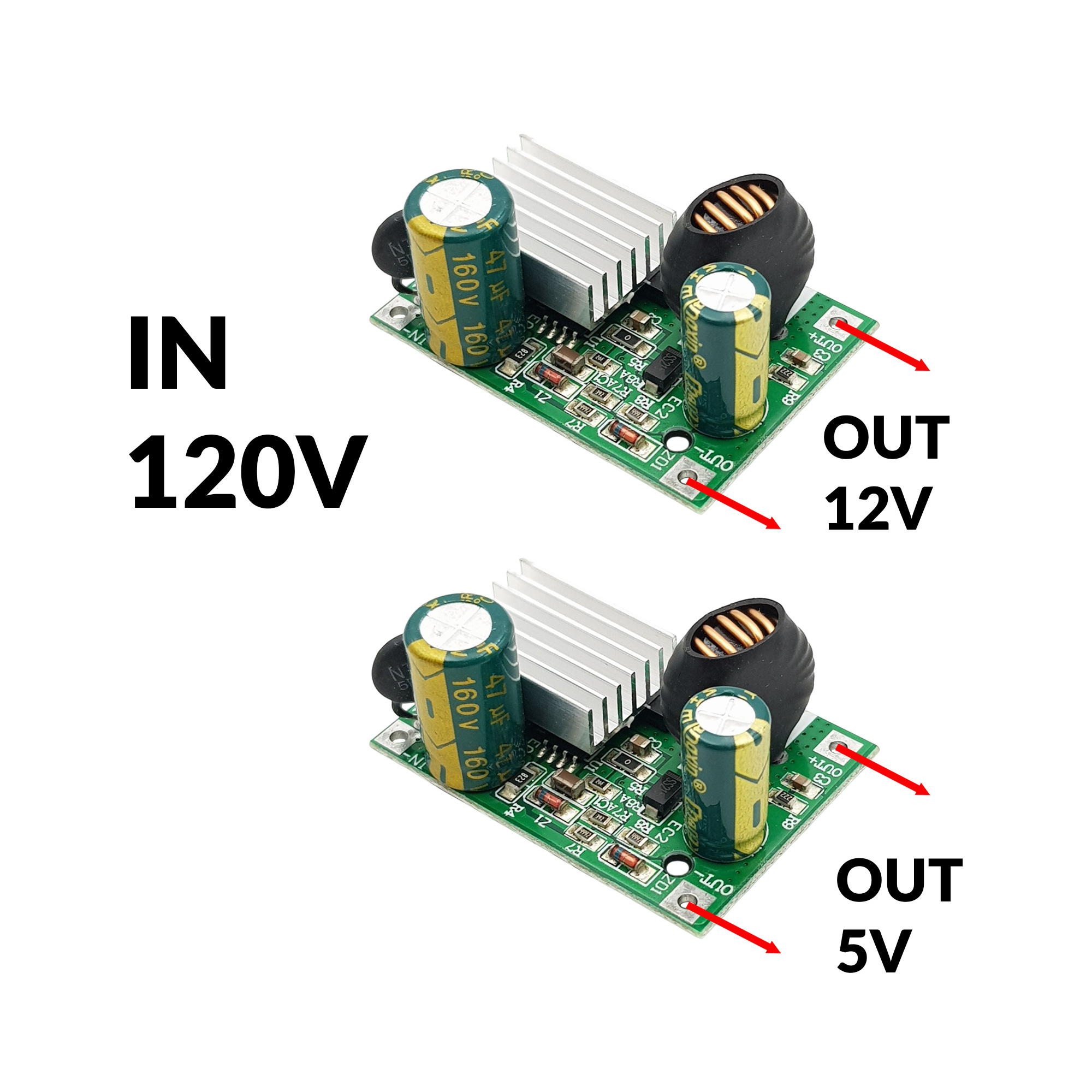 Mạch giảm áp DC-DC Buck 3A - Nshop