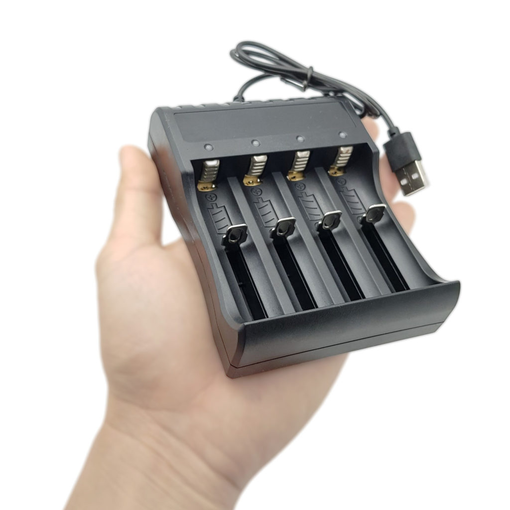 Bộ sạc Pin 18650 USB Sạc 2 pin - Nshop