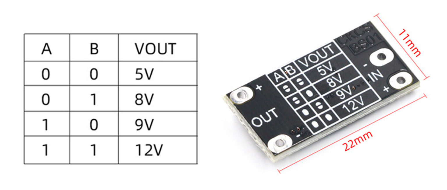 Module tăng áp DC Mini từ 3.7-12V lên 5V/8V/9V/12V - Nshop