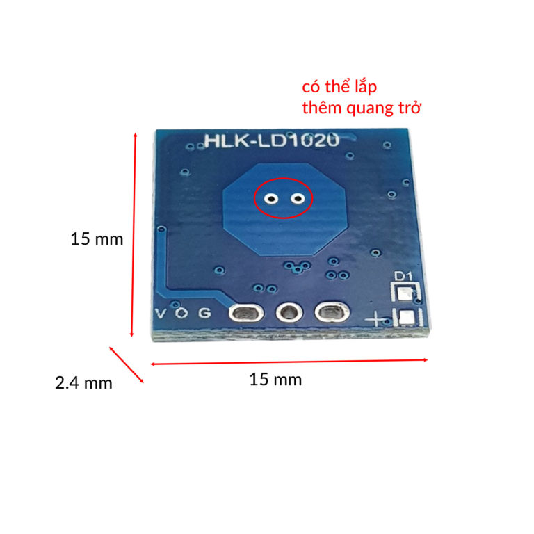 Cảm biến chuyển động radar LD1020 3.3V 10GHz - Nshop