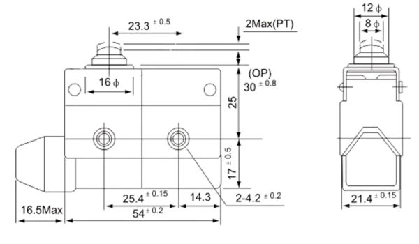 Công tắc hành trình Panasonic AZ-7100 – Vật Tư Giá Sỉ - Tổng Kho Solar