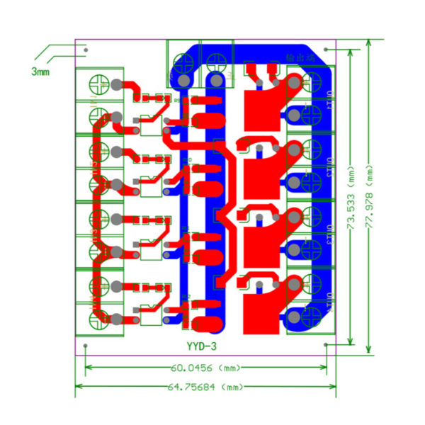 Mạch MOSFET đóng ngắt cách ly 4 kênh - Nshop