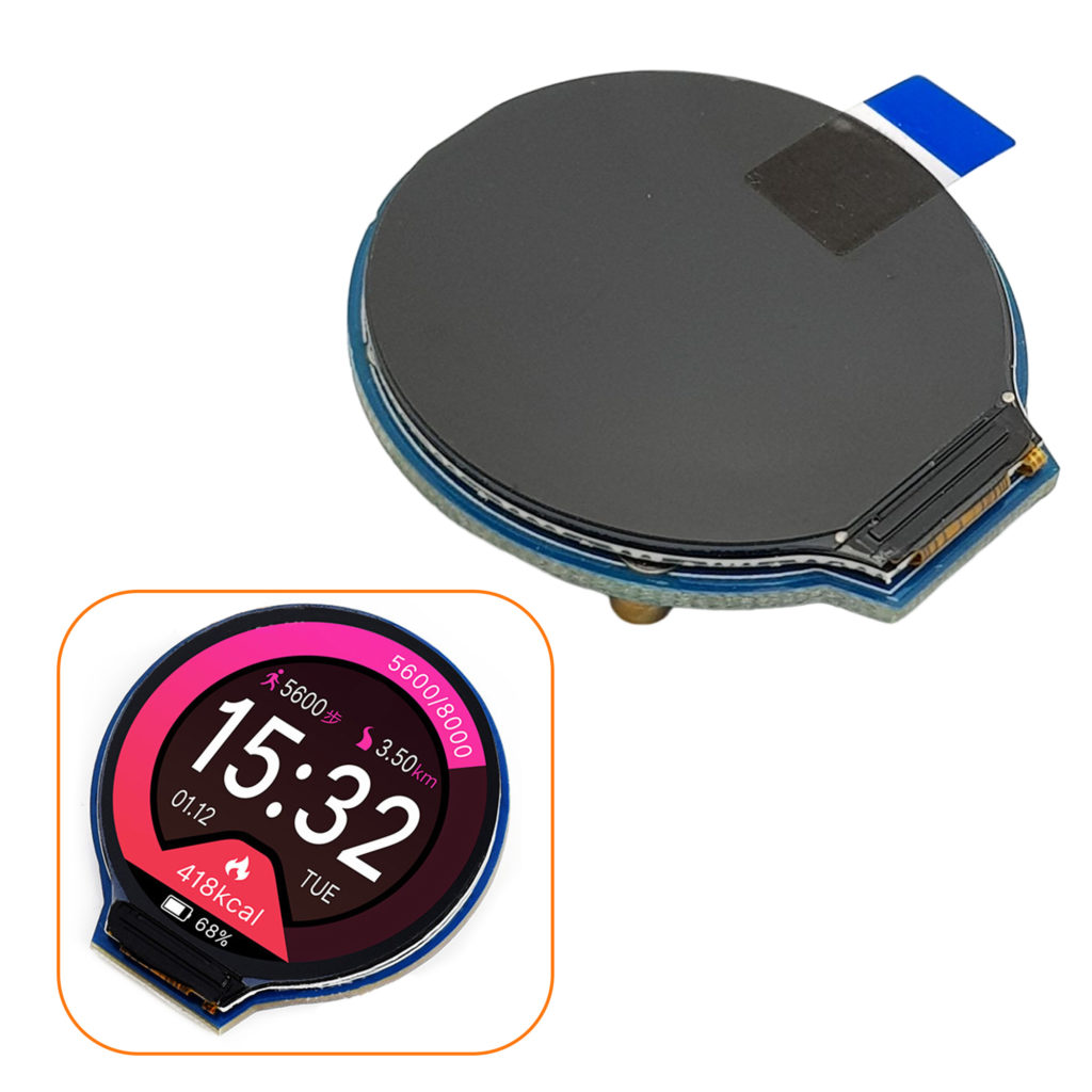 LCD Tròn TFT 1.28 inch HD IPS GC9A01 giao tiếp SPI - Nshop