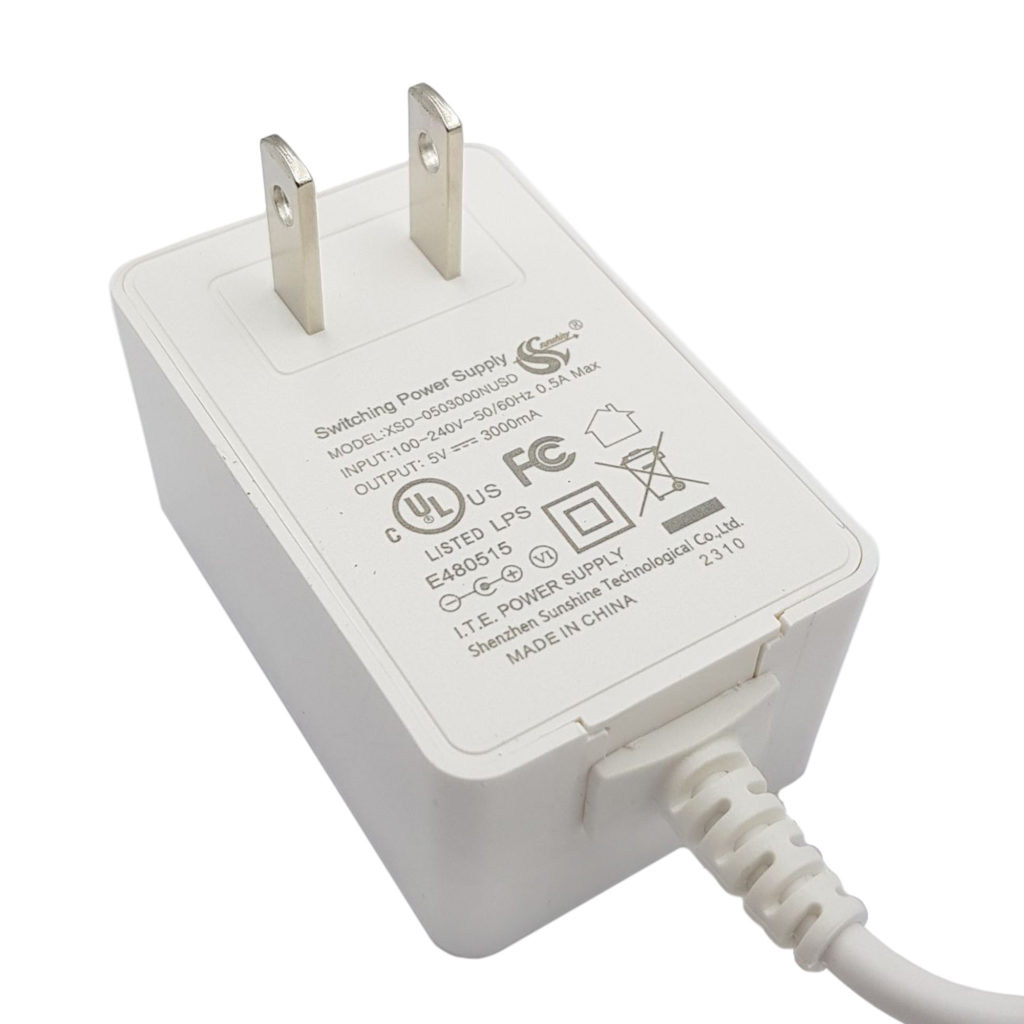 Nguồn Adapter 5V 3A 15W chính hãng Sunshine màu Trắng - Nshop