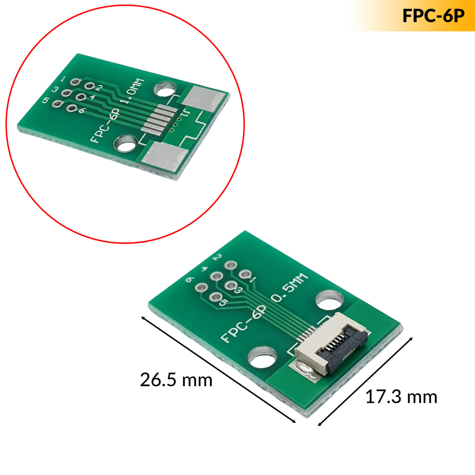 Đế ra chân cổng FFC/FPC 0.5mm sang chân 2.54mm 12 Pin - Nshop