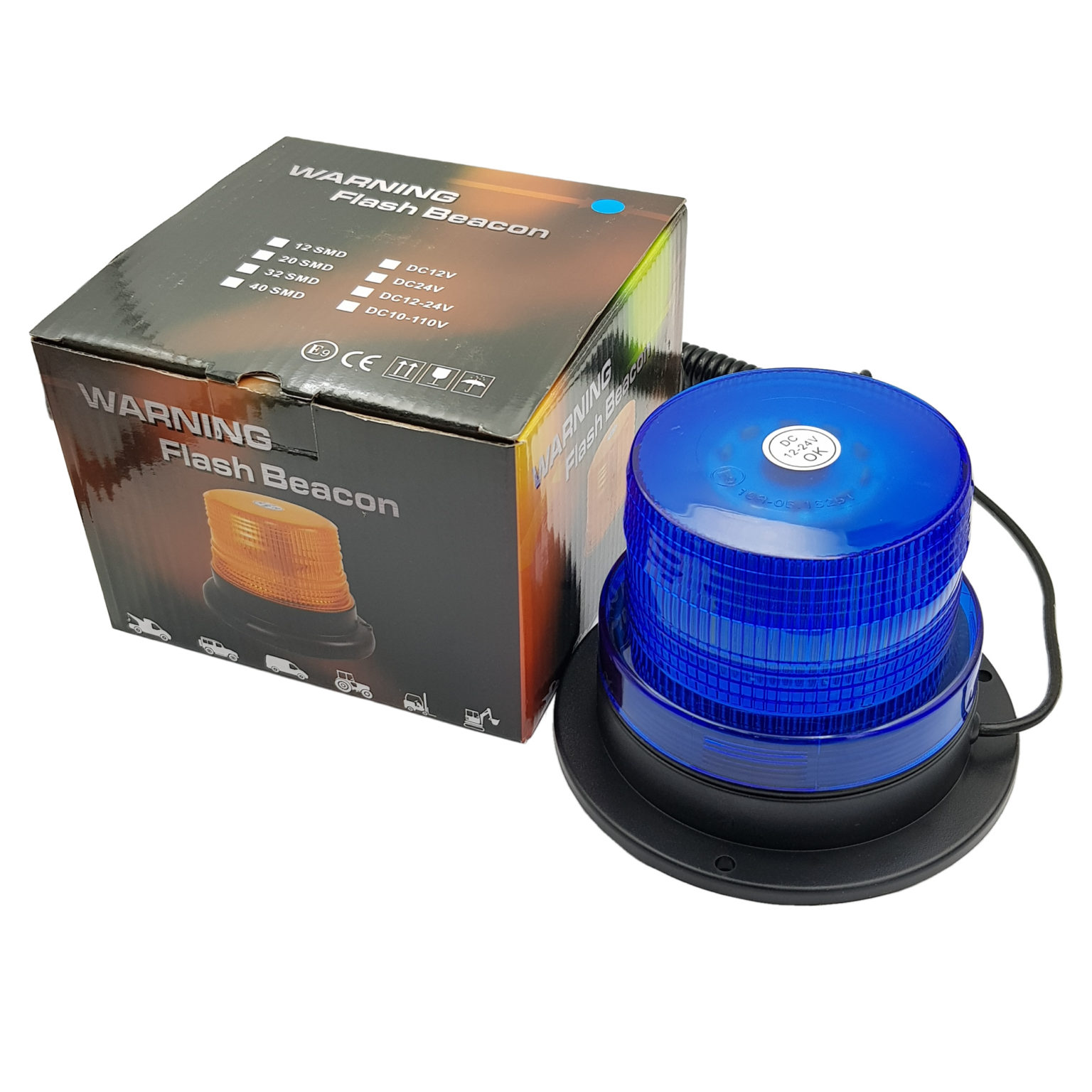Đèn LED cảnh báo 12-24V nhiều chế độ màu Đỏ - Nshop